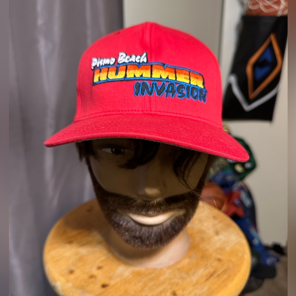 Vintage Pismo Beach Hummer Invasion “Red” Hat 00s Siz… - Gem